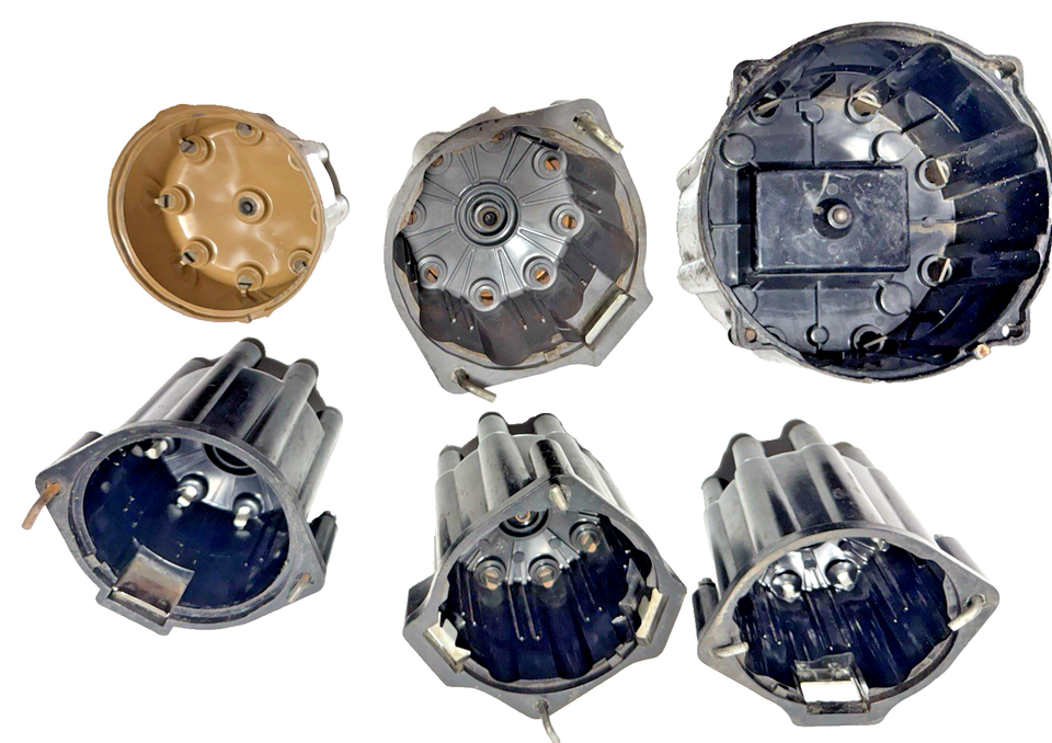 GM Chevrolet Group of Six Engine Ignition System Distributor Caps OEM ...