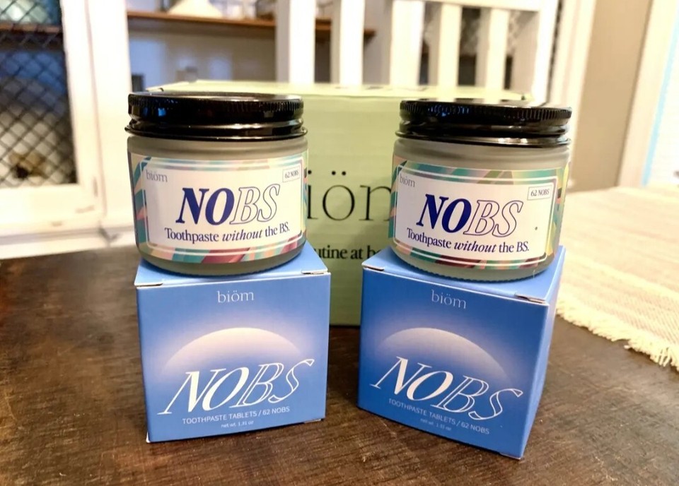 3 PACK !Explosive NOBS Toothpaste Tablets -Fresh Breath ,White ...