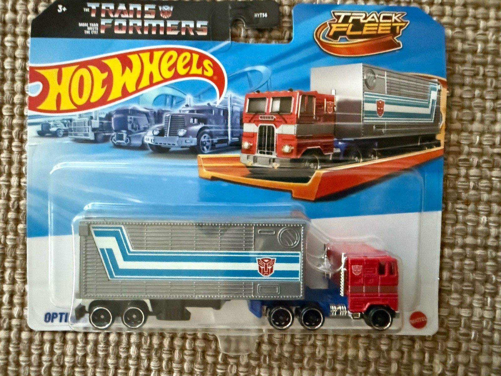 Hot Wheels Transformers Track Fleet Optimus Prime 1:64 New | eBay