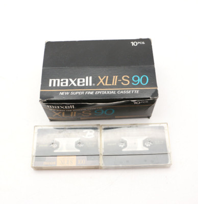 12 Stück Audio Kassetten Maxell XL2-S90 bespielt in Originalverpackung ...