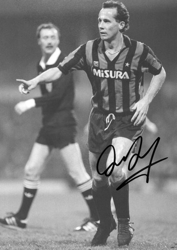 Liam Brady, Inter Milan (Internazionale) genuine autograph. | eBay