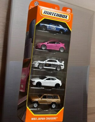 Matchbox MBX Japan Cruisers 5 Pack Subaru Honda TOYOTA 4-Runner SKYLINE ...