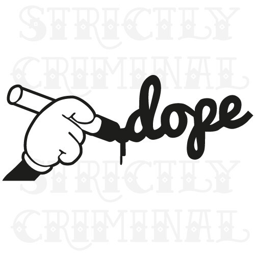 DOPE Sticker Decal Vinyl Car Window Bumper JDM DUB VAG VW Euro Drift ...