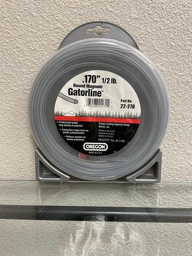 Oregon Heavy-Duty Magnum Gatorline Round String Trimmer Line, .170”, 22 ...