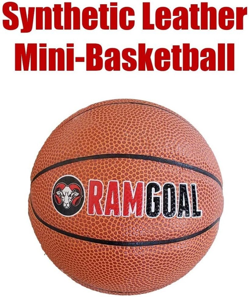 RAMGOAL Adjustable Indoor Mini Basketball Hoop, Wall-Mounted, Breakaway ...