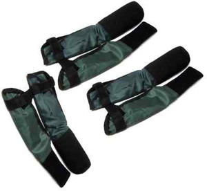 3 X PAIRS OF GREEN DELUXE ROD TIP AND BUTT ROD PROTECTORS CARP FISHING ...
