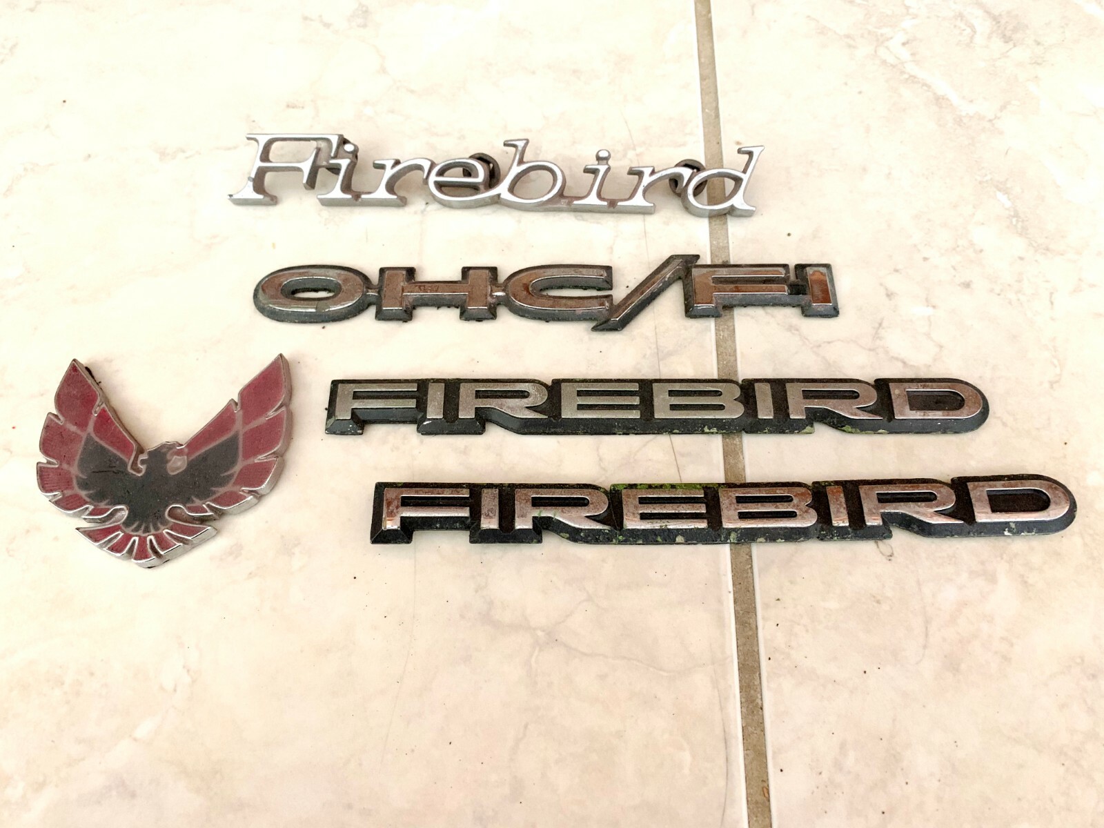 RARE GENUINE GM 1974-76 Firebird Trans Am Emblem Set of (5) | eBay
