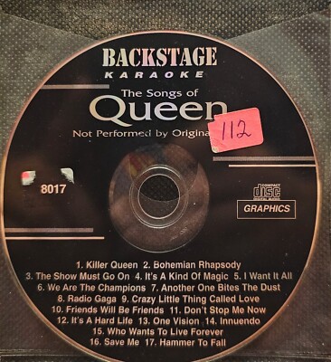BS8017 QUEEN BACKSTAGE KARAOKE CDG | eBay