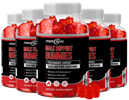(5 Pack) Phenoman Male Gummies - Phenoman Male Enhancement Support | eBay