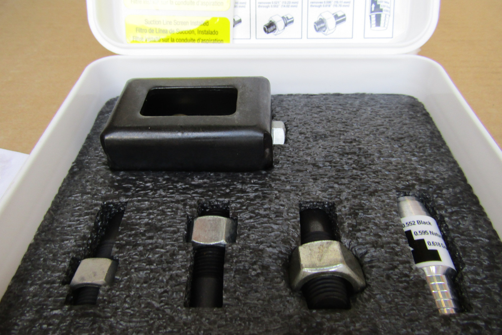 1 SET A/C COMPRESSOR GUARD,24 SCREENS PLUS ALL REQUIRED TOOLS,SET OPEN ...