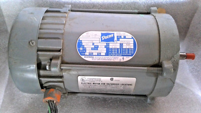 Doerr LR-19363 Type PFU2 Hazardous Loc Electric Motor 1Hp 3450 RPM 230 ...