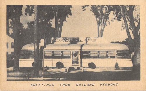 1947 Postmark On "Lindholm's Diners" Rutland & St. Johnsbury, Vt ...