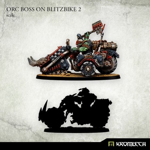Ork Warbiker Mob Squighog Bike Nob Biker Boyz Kromlech Orc Boss on ...