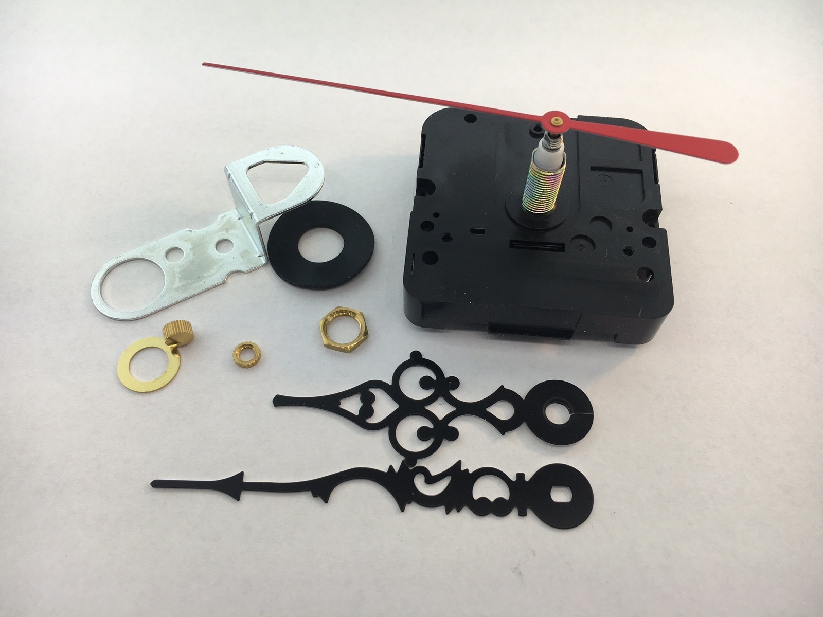 Takane Quartz Battery Clock Movement with Hands 7/8" Shaft fits 1/2 ...