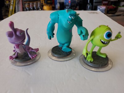 Lot Of 3 Disney Infinty Characters Mike , Sully, And Randall | eBay