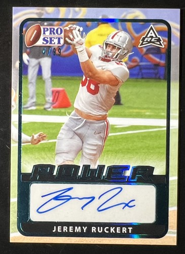 Jeremy Ruckert Rookie Auto TEAL 2021 Leaf Pro Set Power #BA-JR1 ...