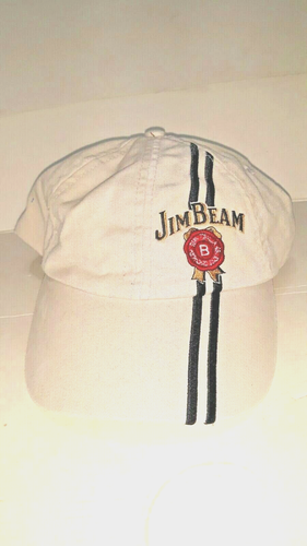 JIM BEAM Ivory Embroidered Ball Cap - Trucker Hat Adjustable One Size ...