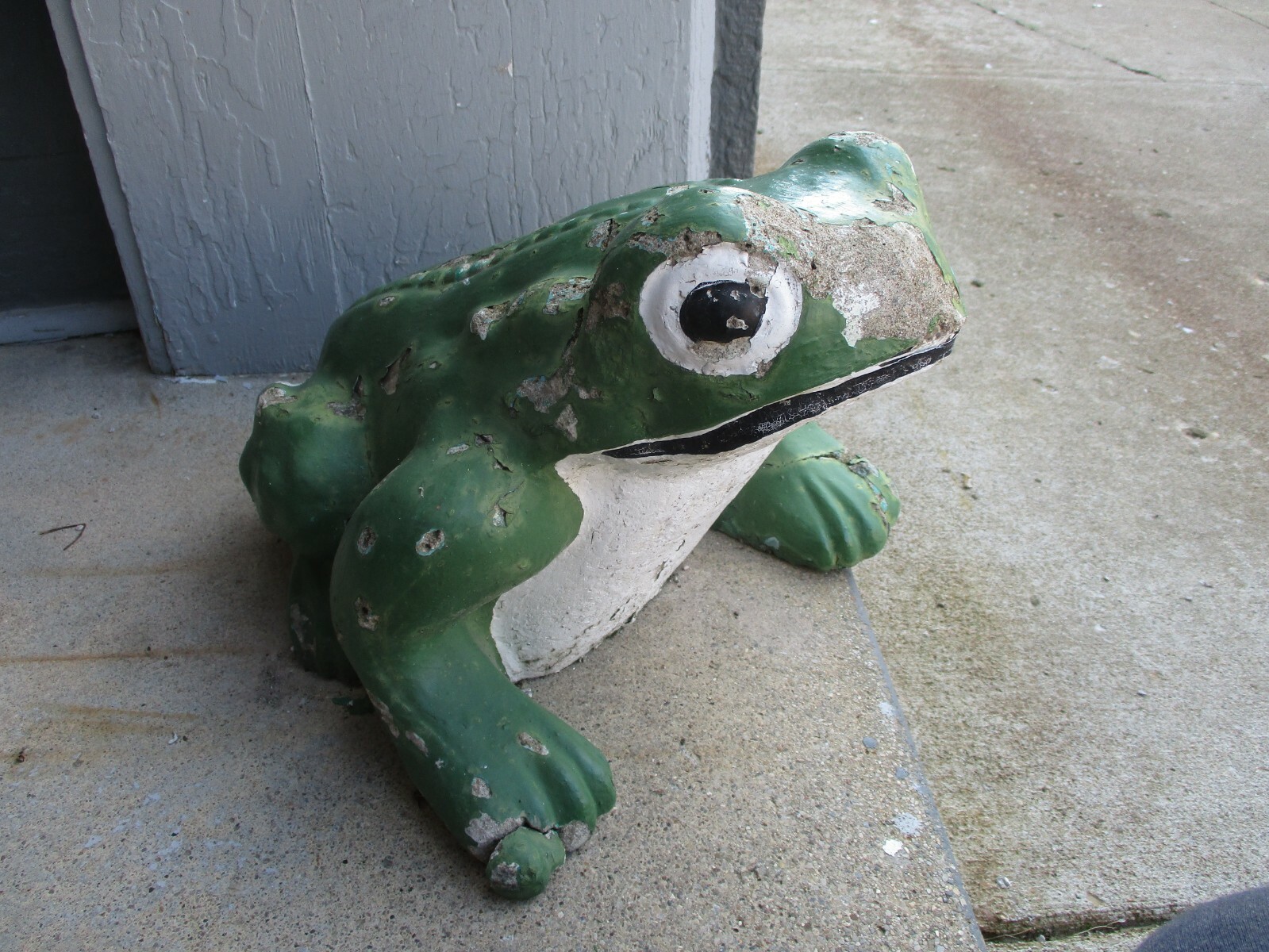 Concrete Frog Statue