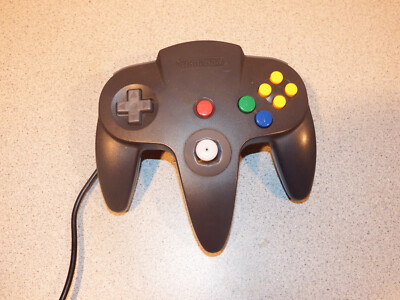 Black Nintendo N64 Authentic Official Original OEM Controller TESTED | eBay