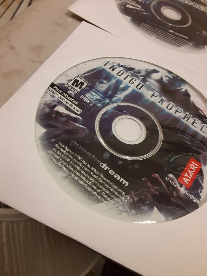 LOT 5 PC CD ROM GAMES Indigo Prophecy INSTINCT WORLDCOMBAT SPEARHEAD ...