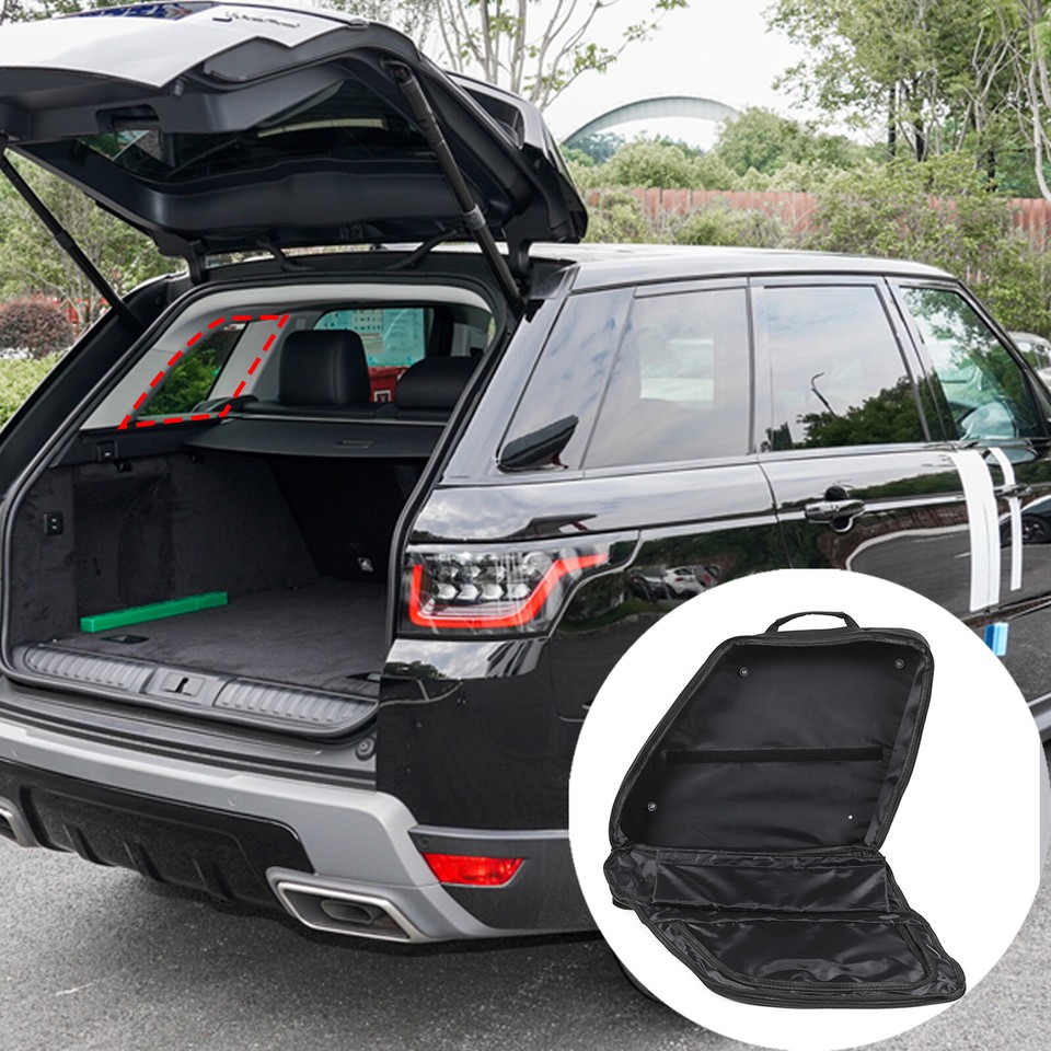 Trunk Left Side Window Storage Bag Tray Fit For Range Rover Sport Black ...