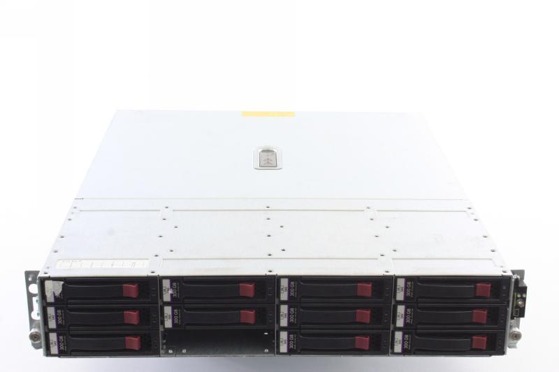 HP STORAGEWORKS MSA60 12 BAY HARD DRIVE ARRAY 11X 300GB SAS 10K SAS 3.5 ...