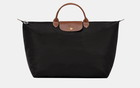 Longchamp Paris Le Pliage Original L Travel bag Black - Recycled canvas ...