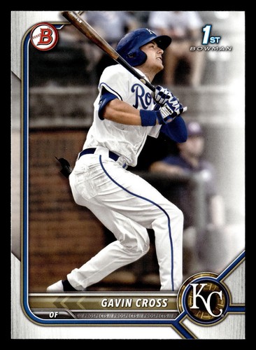 Gavin Cross 2022 1st Bowman Draft #BD-6 Kansas City Royals Rookie FREE ...