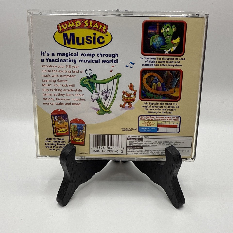 Learning Games: JumpStart Music PC CD-Rom Mac/Windows Educational Game ...
