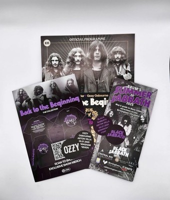 Last One! Ozzy Osbourne Final Show Bundle – Mag, Map, Flyer + Authentic ...