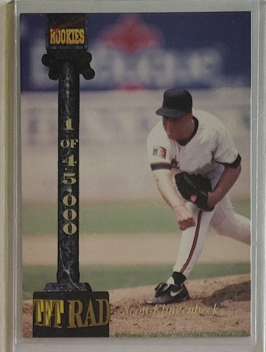 1994 Signature Rookies Tetrad #93 Scott Klingenbeck Baltimore Orioles ...