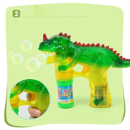 Summer Dinosaur Bubble Blower LED Light Up Bubble Blower Outdoor Toys Kids 100ml | eBay Australia