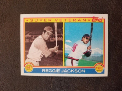 REGGIE JACKSON 1983 TOPPS BASEBALL CARD #501 CALIFORNIA ANGELS | eBay