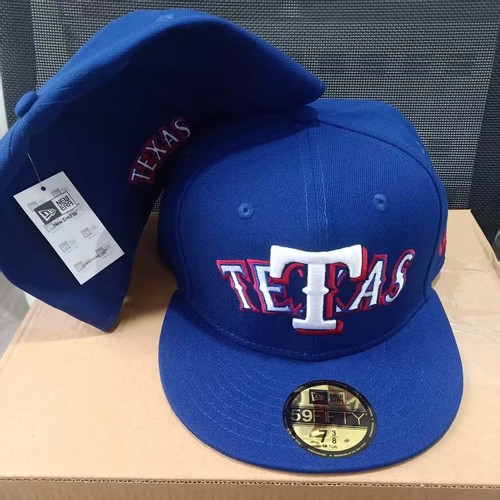 Boxed Texas "TETAS" Rangers Overlap 59Fifty Fitted Hat 7 3/8 7 1/4 Free ...