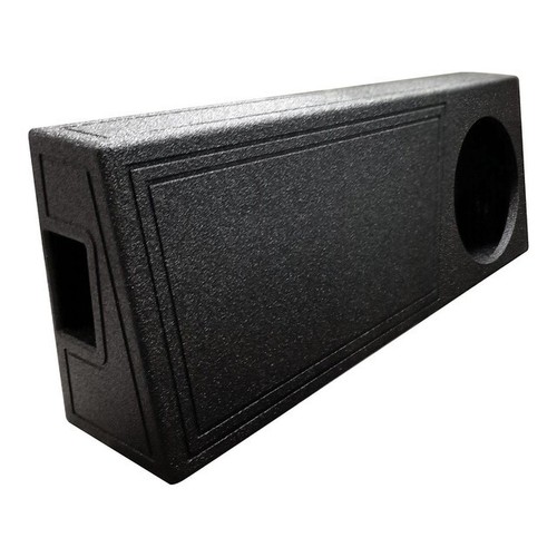 QBomb 12 Inch Ported Vented Shallow Slim Truck Subwoofer Box | Textured ...