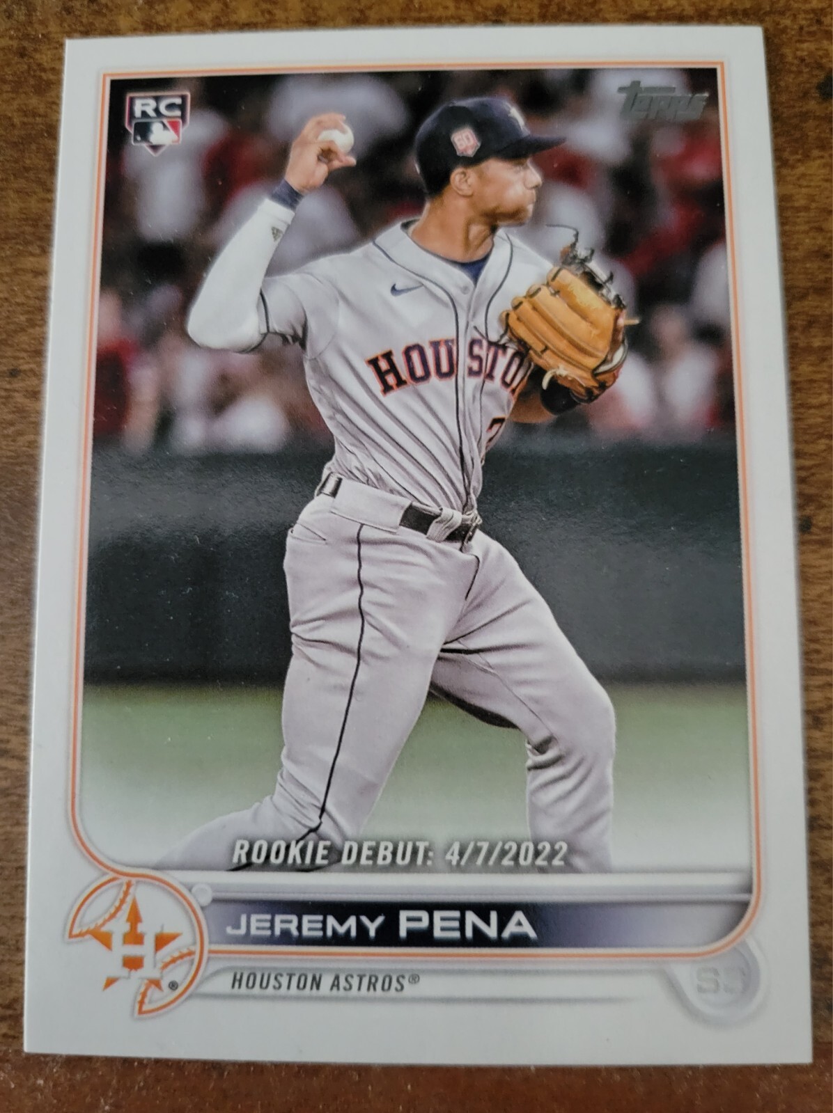 2022 Topps Update Jeremy Pena Rookie Debut RC #US276 Houston Astros | eBay