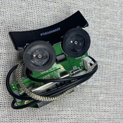 Fishman VT1 Presys Sonitone Piezo Pickup For Acoustic Guitar Preamp EQ ...