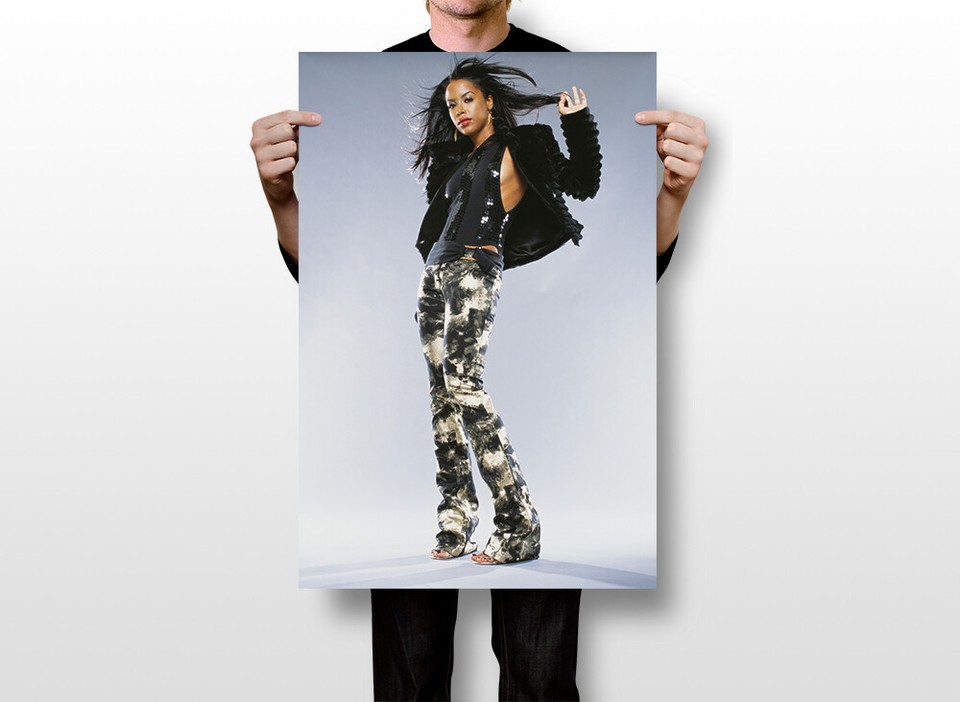 Aaliyah Queen R&B Pop Singer Babygirl Art Wall Indoor Room Poster ...