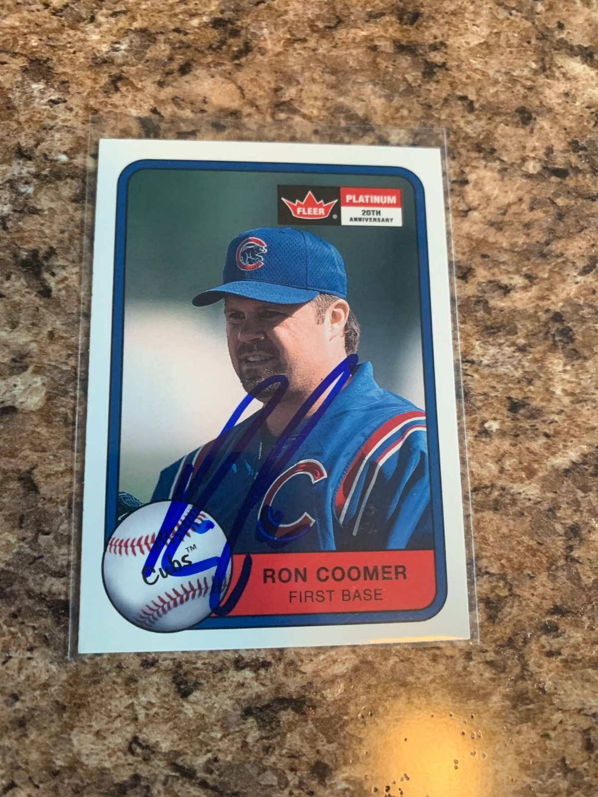 Ron Coomer Signed 2001 Fleer Platinum Auto Chicago Cubs # 213 | eBay