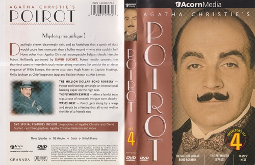 Agatha Christie's Poirot: Collector's Set Volume 4 DVD W/chapter index ...