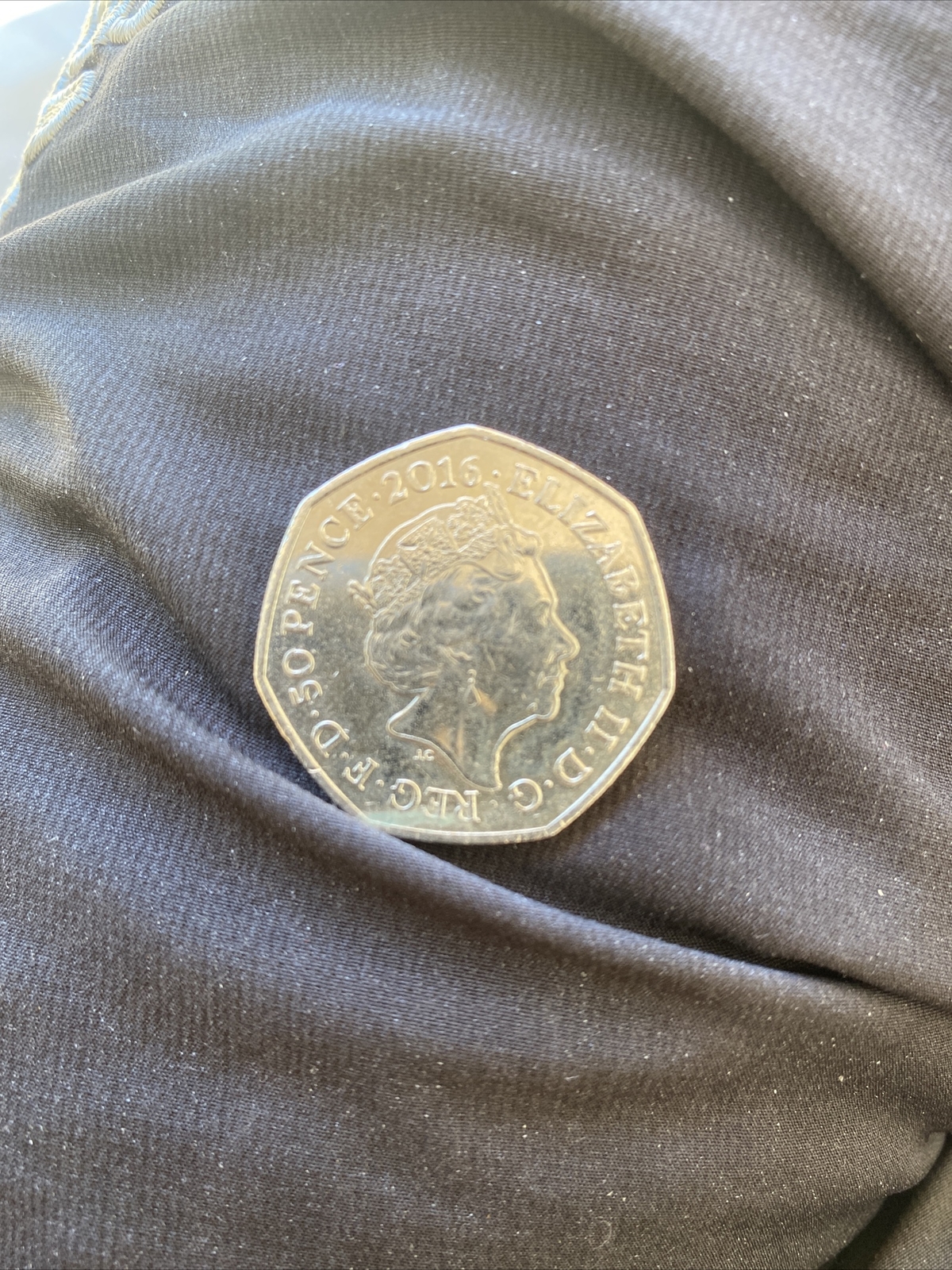 Rare Peter Rabbit 50p Half Whisker 2016 Collectible Coin Fifty Pence ...