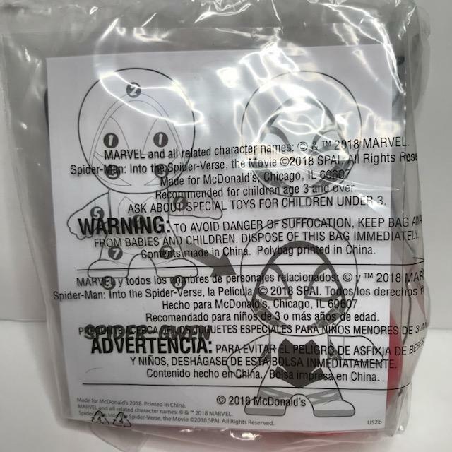 McDonalds 2018 Spider Man Into The Spider Verse #1 Spider Gwen Happy ...