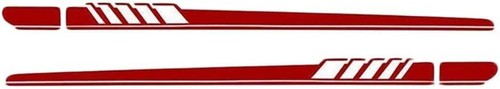 2Pcs Universal Car Body Side Decor Trim Long Stripe Graphics Decal ...