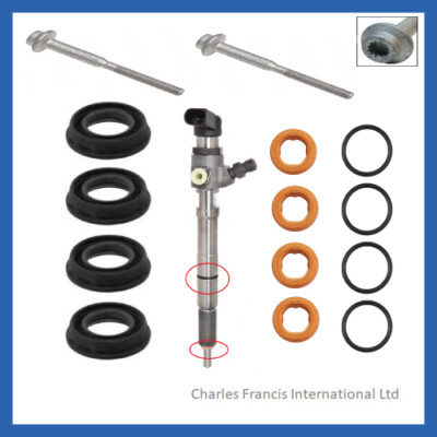 Audi A1 1.6 Injector Bolts Washers Body Seals WHT000884 WHT003187 ...