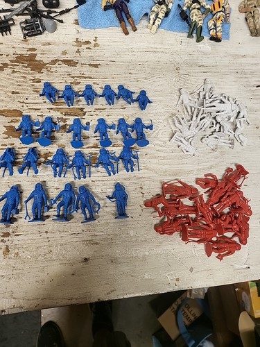 Lot Of 53 Marx MPC Apollo Fireball XL5 Plastic Space Men Figures | eBay
