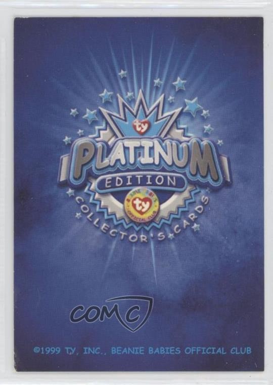 1999 Ty Beanie Babies Platinum Edition Clubby the Bear 01dr | eBay