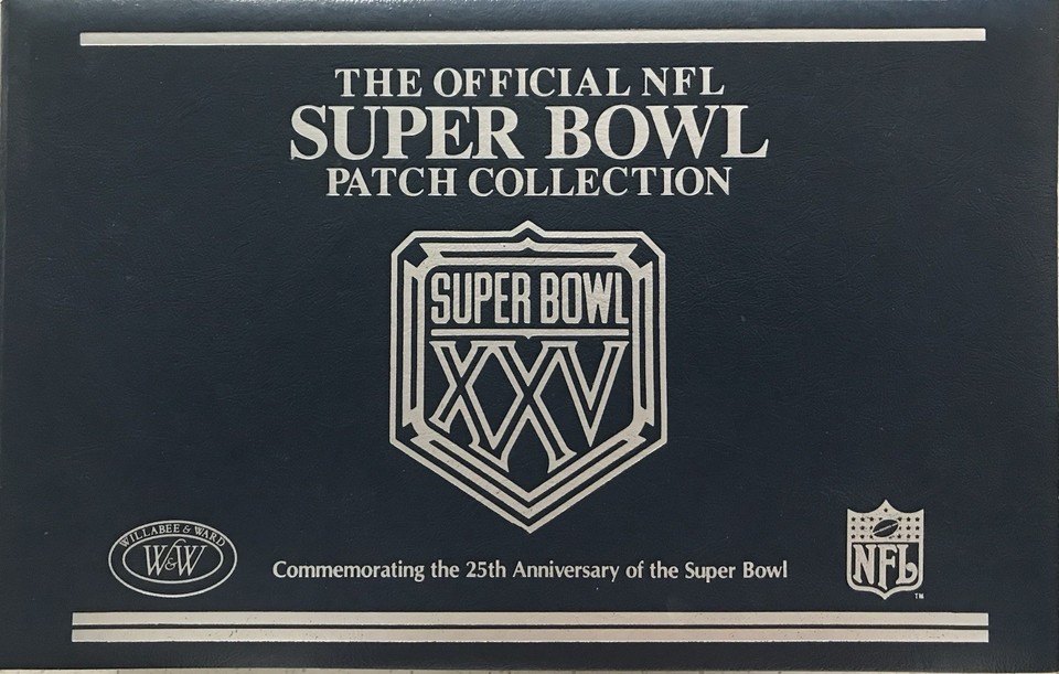 Official NFL Super Bowl Patch Collection/Willabee & Ward 1967-2019 + 50 ...