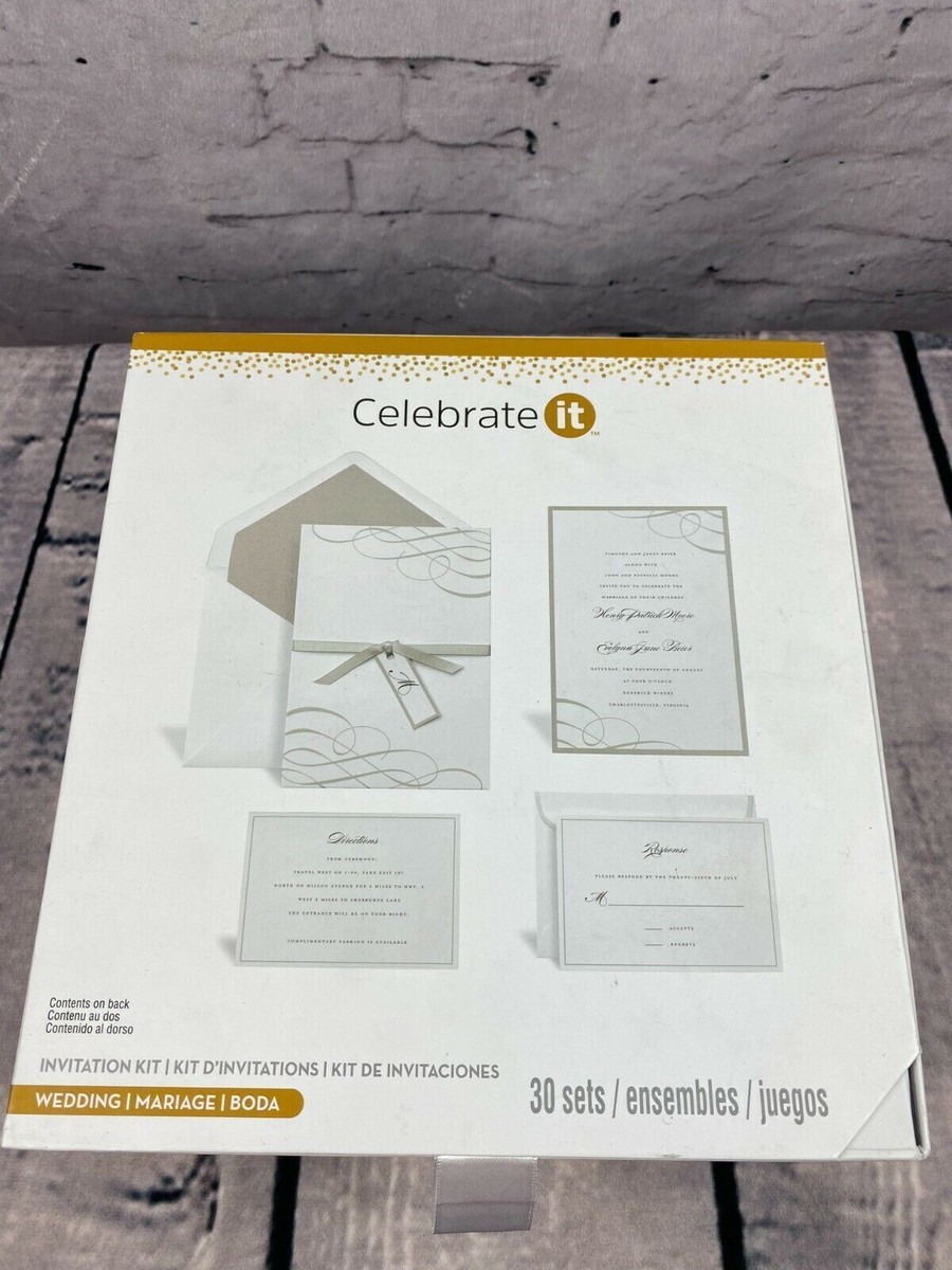 Celebrate It Wedding Invitation Kits