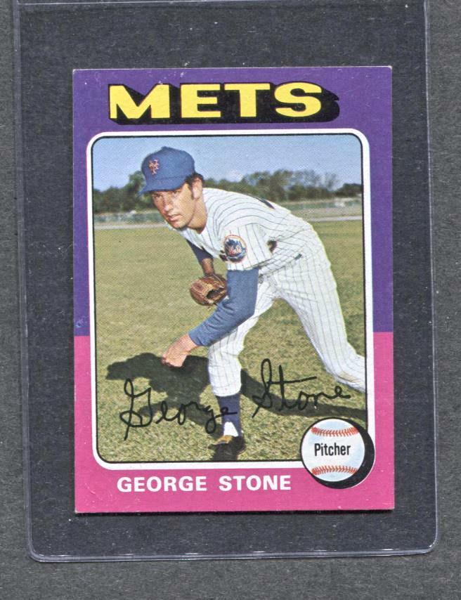 1975 Topps Mini #239 George Stone (Mets) NM | eBay