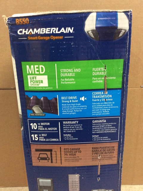 Chamberlain B550 Belt Drive Garage Door Opener for sale online | eBay